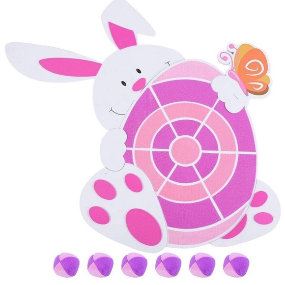 Amazon | Holiday | Aneco Easter Bunny Easter Egg Dart Board With 6 ...